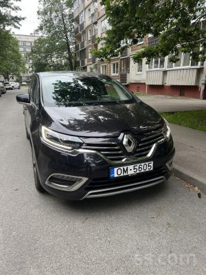 Violets Renault Espace 2016 Rīga, ar dzinēja tilpumu 1.60 L un nobraukumu 168 tūkst. km par 13950 €, foto  vietnē AUTOMOTO.COM.LV