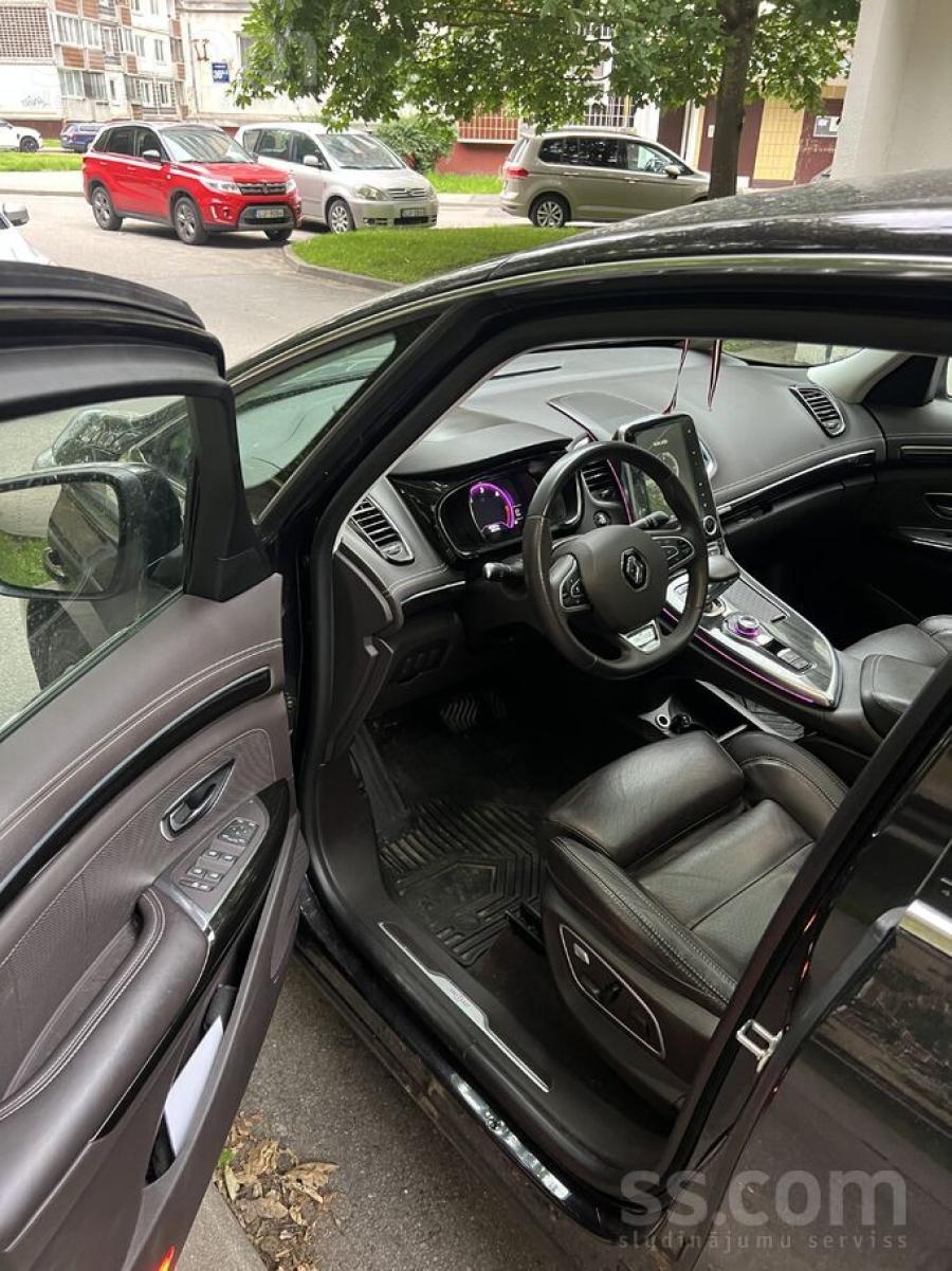 Violets Renault Espace 2016 Rīga, ar dzinēja tilpumu 1.60 L un nobraukumu 168 tūkst. km par 13950 €, foto 6 vietnē AUTOMOTO.COM.LV