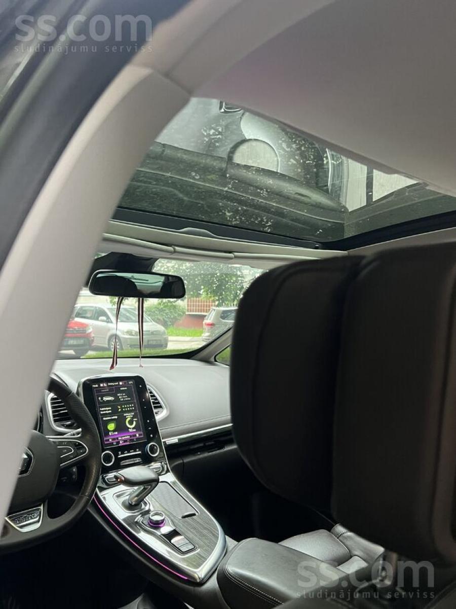 Violets Renault Espace 2016 Rīga, ar dzinēja tilpumu 1.60 L un nobraukumu 168 tūkst. km par 13950 €, foto 12 vietnē AUTOMOTO.COM.LV