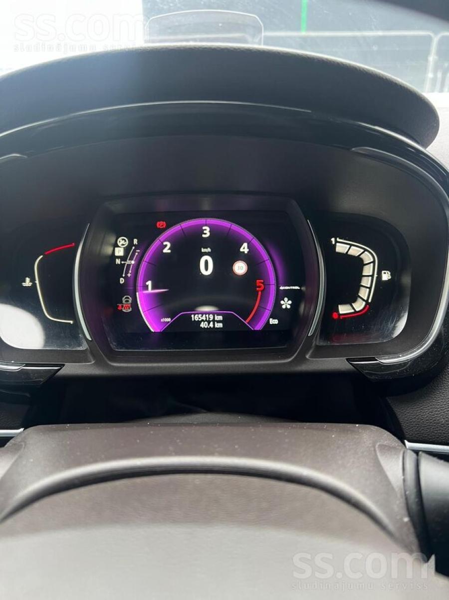 Violet Renault Espace 2016 in Riga, with an engine capacity of 1.60 L and mileage of 166 thousand km for 11950 €, photo 8 on AUTOMOTO.COM.LV