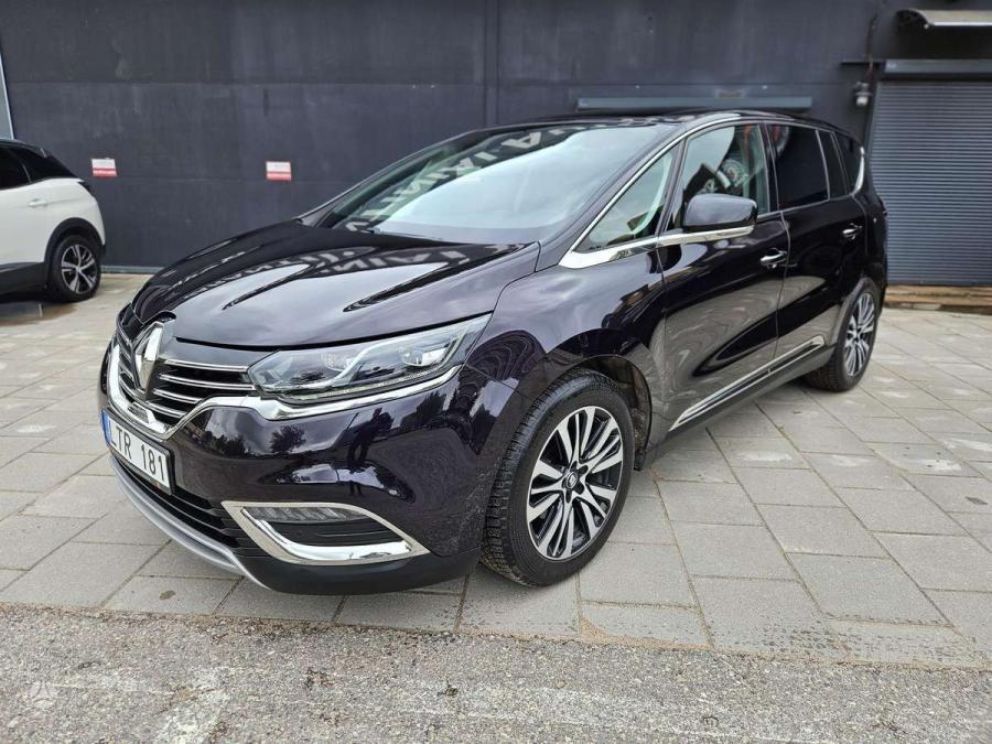 Violet Renault Espace 2016 in Vilnius, with an engine capacity of 1.60 L and mileage of 300 thousand km for 8900 €, photo 1 on AUTOMOTO.COM.LV