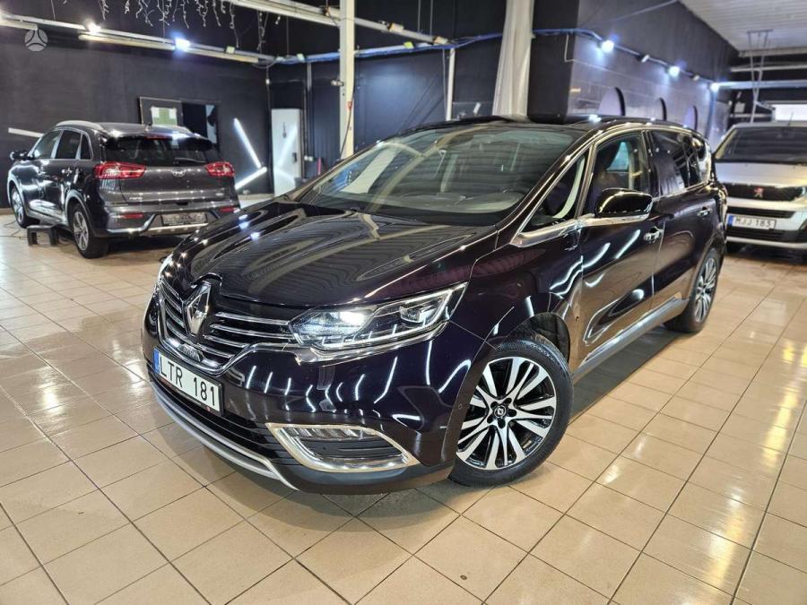 Violet Renault Espace 2016 in Vilnius, with an engine capacity of 1.60 L and mileage of 300 thousand km for 8900 €, photo 4 on AUTOMOTO.COM.LV