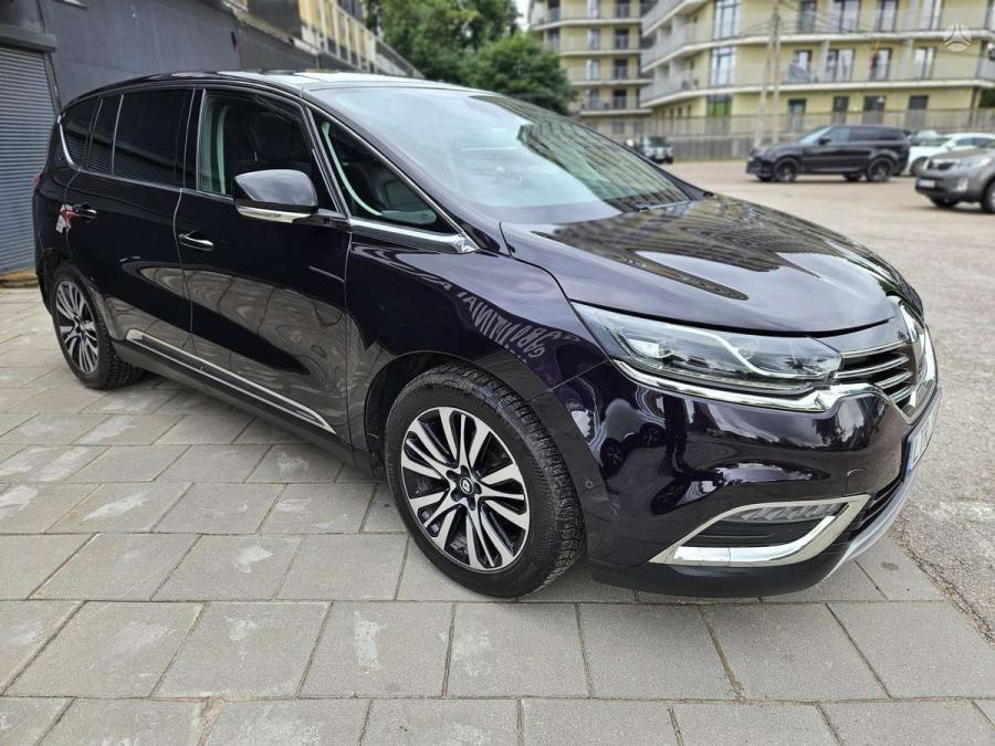 Violet Renault Espace 2016 in Vilnius, with an engine capacity of 1.60 L and mileage of 300 thousand km for 8900 €, photo 13 on AUTOMOTO.COM.LV