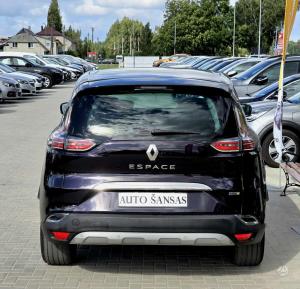 Violets Renault Espace 2016 Tauragė, ar dzinēja tilpumu 1.60 L un nobraukumu 170 tūkst. km par 9200 €, foto 10 vietnē AUTOMOTO.COM.LV