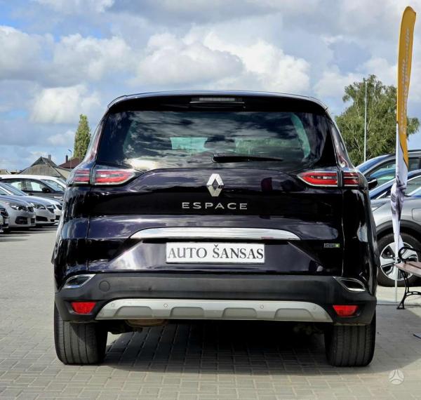 Violet Renault Espace 2016 in Taurage, with an engine capacity of 1.60 L and mileage of 170 thousand km for 9200 €, photo 10 on AUTOMOTO.COM.LV