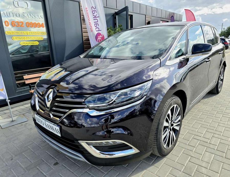 Violets Renault Espace 2016 Tauragė, ar dzinēja tilpumu 1.60 L un nobraukumu 170 tūkst. km par 9200 €, foto 12 vietnē AUTOMOTO.COM.LV