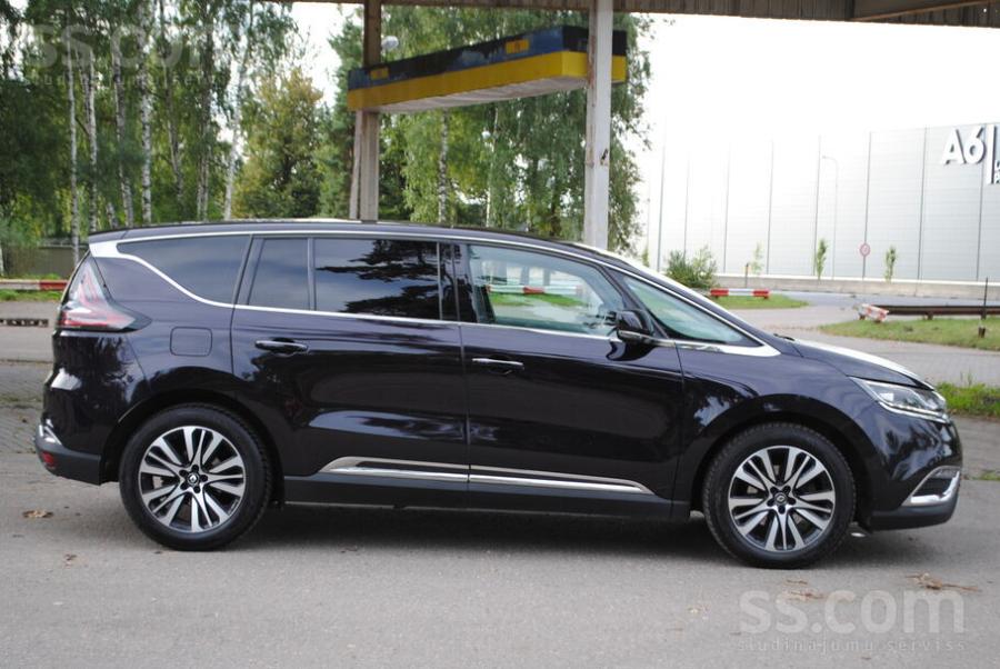 Violet Renault Espace 2016 in Riga, with an engine capacity of 1.60 L and mileage of 175 thousand km for 11990 €, photo 7 on AUTOMOTO.COM.LV