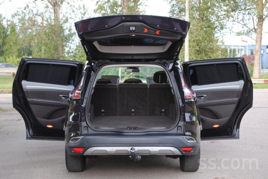 Violet Renault Espace 2016 in Riga, with an engine capacity of 1.60 L and mileage of 175 thousand km for 11990 €, photo 9 on AUTOMOTO.COM.LV
