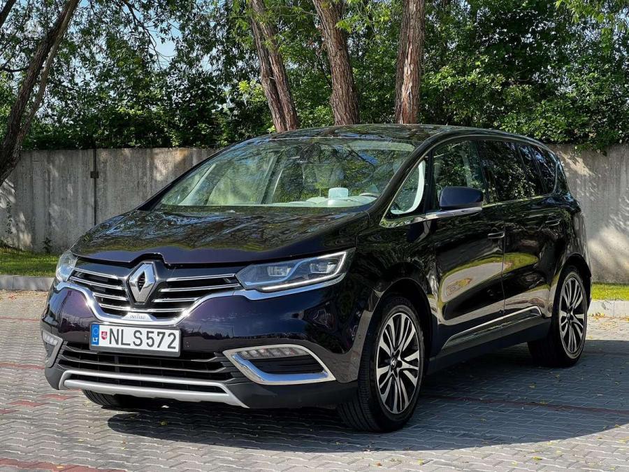 Violets Renault Espace 2016 Šauļi, ar dzinēja tilpumu 1.60 L un nobraukumu 370 tūkst. km par 7800 €, foto 1 vietnē AUTOMOTO.COM.LV