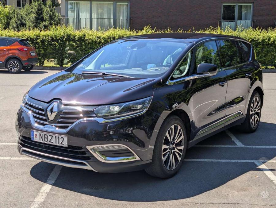 Violet Renault Espace 2017 in Kaunas, with an engine capacity of 1.62 L and mileage of 273 thousand km for 14917 €, photo 1 on AUTOMOTO.COM.LV