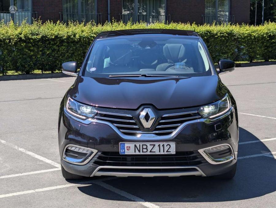 Violet Renault Espace 2017 in Kaunas, with an engine capacity of 1.62 L and mileage of 273 thousand km for 14917 €, photo 3 on AUTOMOTO.COM.LV