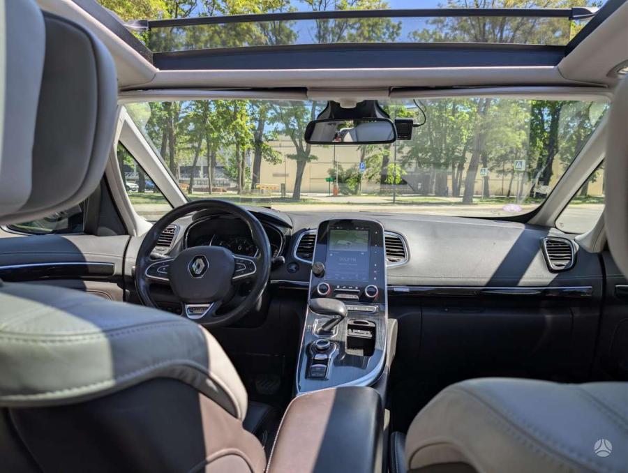 Violet Renault Espace 2017 in Kaunas, with an engine capacity of 1.62 L and mileage of 273 thousand km for 14917 €, photo 27 on AUTOMOTO.COM.LV