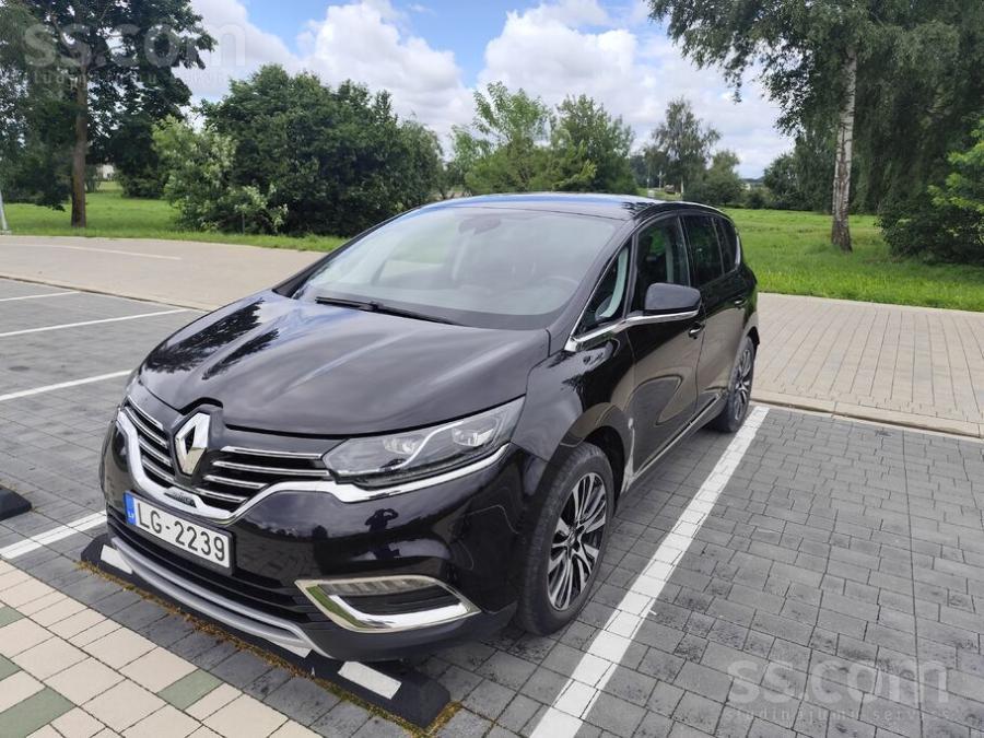 Violet Renault Espace 2018 in Riga, with an engine capacity of 1.60 L and mileage of 85 thousand km for 15200 €, photo 1 on AUTOMOTO.COM.LV