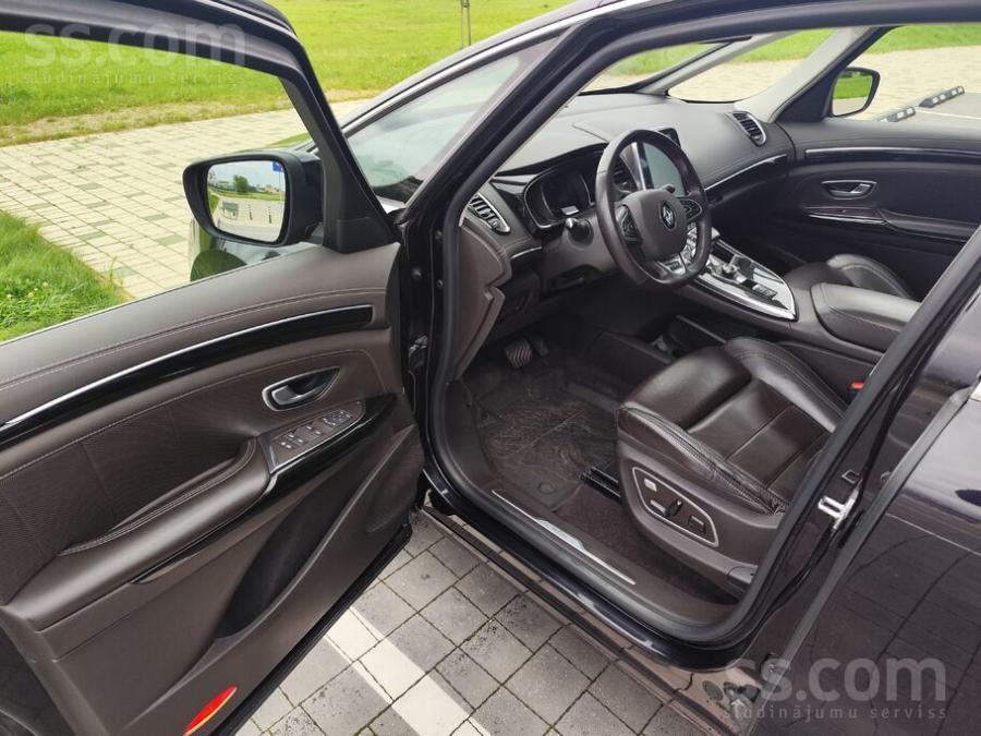 Violet Renault Espace 2018 in Riga, with an engine capacity of 1.60 L and mileage of 85 thousand km for 15200 €, photo 8 on AUTOMOTO.COM.LV