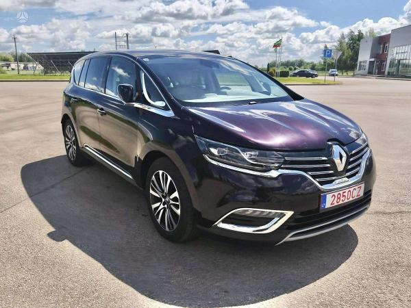 Violet Renault Espace 2020 in Vilkaviskis, with an engine capacity of 1.60 L and mileage of 180 thousand km for 14900 €, photo 1 on AUTOMOTO.COM.LV