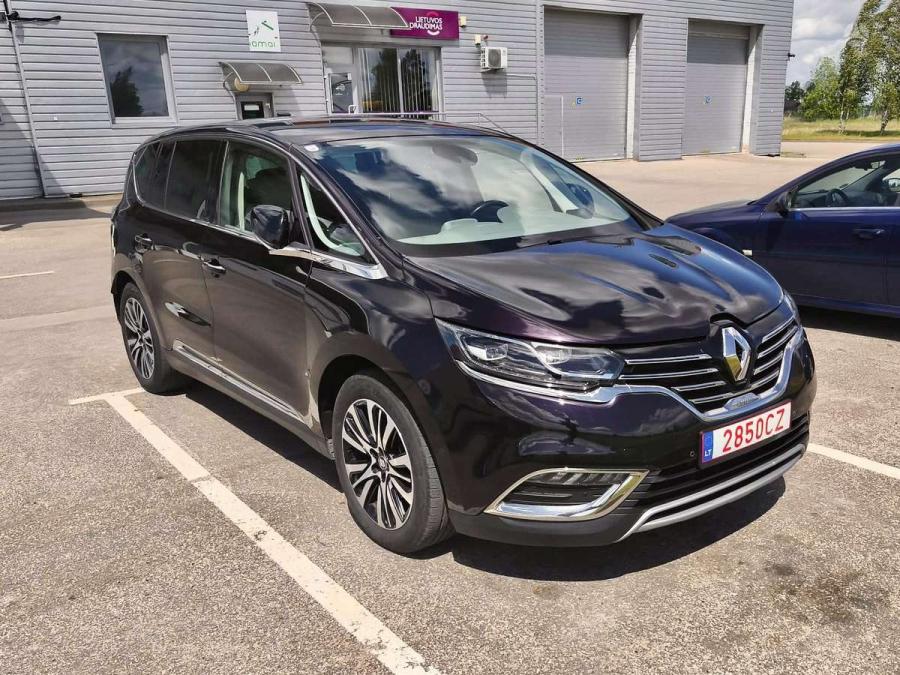 Violet Renault Espace 2020 in Vilkaviskis, with an engine capacity of 1.60 L and mileage of 180 thousand km for 14900 €, photo 5 on AUTOMOTO.COM.LV