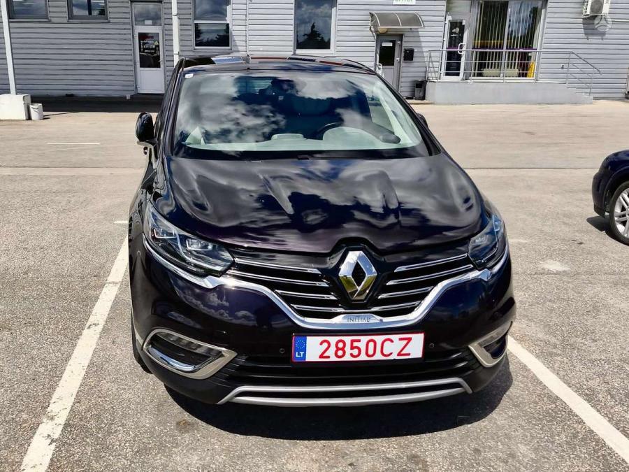 Violet Renault Espace 2020 in Vilkaviskis, with an engine capacity of 1.60 L and mileage of 180 thousand km for 14900 €, photo 7 on AUTOMOTO.COM.LV