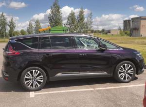 Violet Renault Espace 2020 in Vilkaviskis, with an engine capacity of 1.60 L and mileage of 180 thousand km for 14900 €, photo 10 on AUTOMOTO.COM.LV