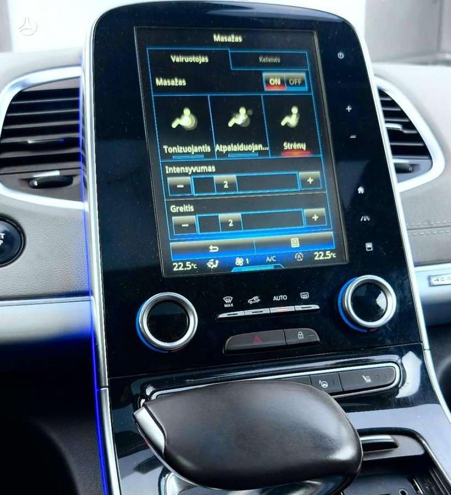 Violet Renault Espace 2020 in Vilkaviskis, with an engine capacity of 1.60 L and mileage of 180 thousand km for 14900 €, photo 20 on AUTOMOTO.COM.LV