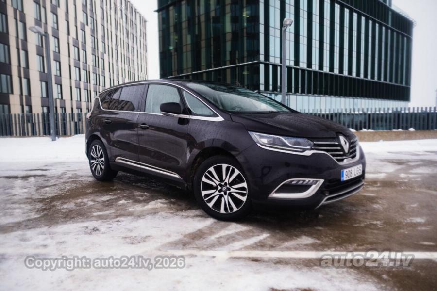 Violet Renault Espace 2016 in Tallinn, with an engine capacity of 1.60 L and mileage of 228 thousand km for 8499 €, photo 1 on AUTOMOTO.COM.LV