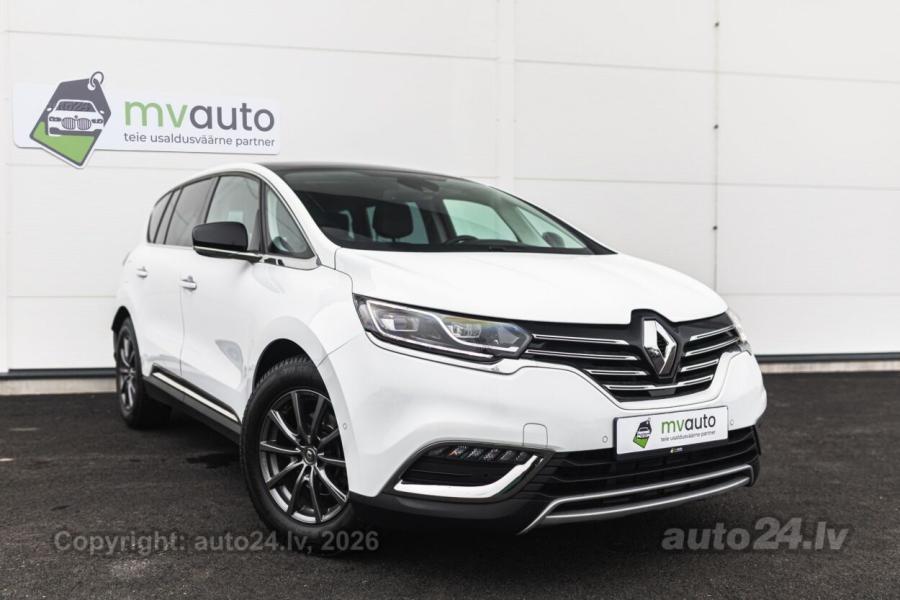 White Renault Espace 2017 in Tallinn, with an engine capacity of 1.60 L and mileage of 116 thousand km for 13990 €, photo 5 on AUTOMOTO.COM.LV