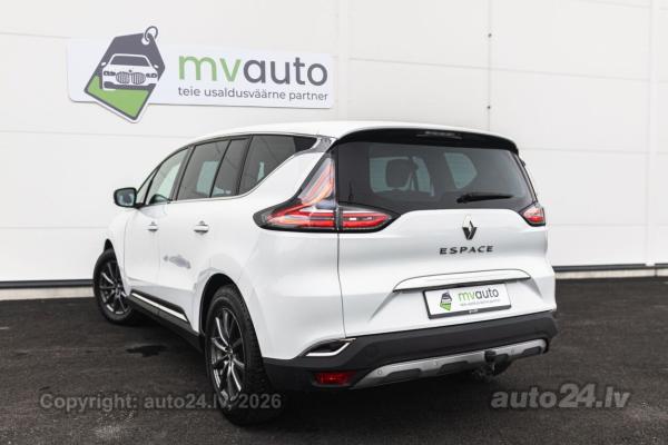 White Renault Espace 2017 in Tallinn, with an engine capacity of 1.60 L and mileage of 116 thousand km for 13990 €, photo 6 on AUTOMOTO.COM.LV