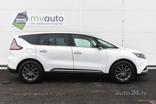 White Renault Espace 2017 in Tallinn, with an engine capacity of 1.60 L and mileage of 116 thousand km for 13990 €, photo 9 on AUTOMOTO.COM.LV