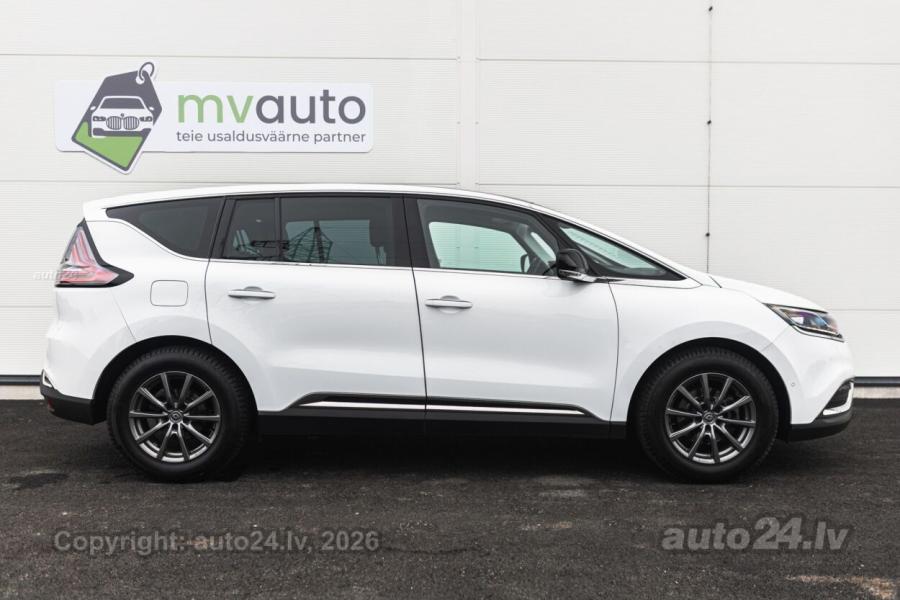 White Renault Espace 2017 in Tallinn, with an engine capacity of 1.60 L and mileage of 116 thousand km for 13990 €, photo 9 on AUTOMOTO.COM.LV