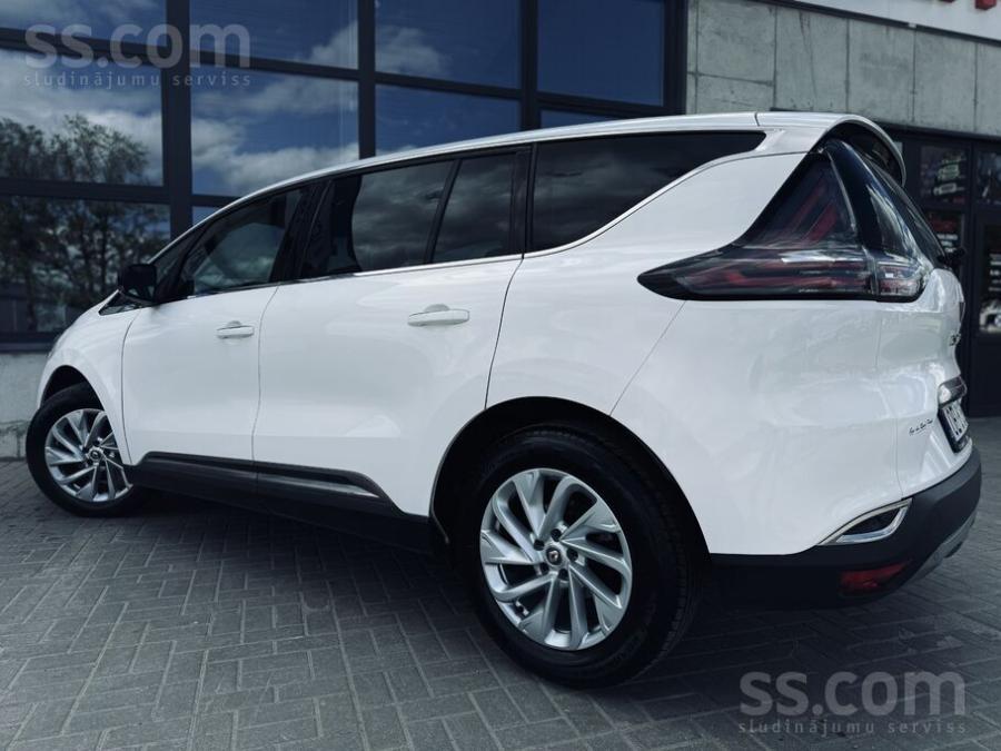 White Renault Espace 2015 in Cesis, with an engine capacity of 1.60 L and mileage of 0 thousand km for 10990 €, photo 8 on AUTOMOTO.COM.LV