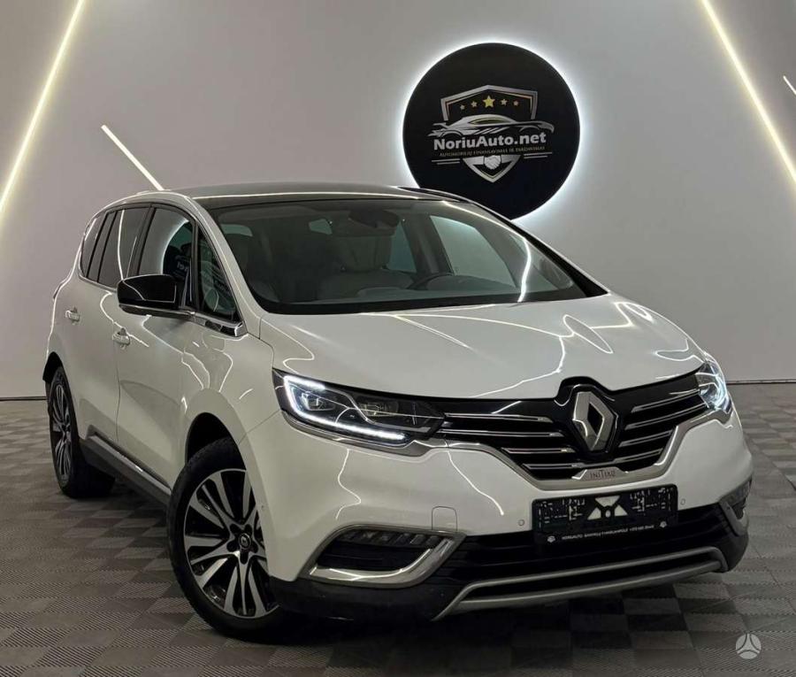 White Renault Espace 2015 in Marijampole, with an engine capacity of 1.60 L and mileage of 268 thousand km for 9999 €, photo 1 on AUTOMOTO.COM.LV