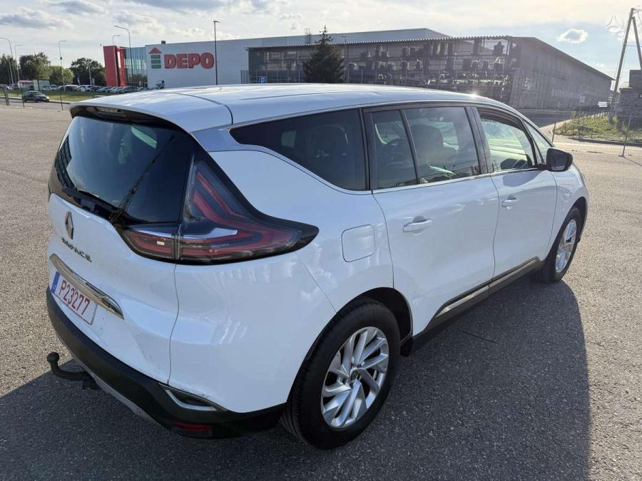White Renault Espace 2015 in Kaunas, with an engine capacity of 1.60 L and mileage of 220 thousand km for 6150 €, photo 6 on AUTOMOTO.COM.LV