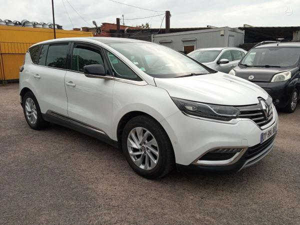 Renault Espace 2015 Panevēža vietnē Balts Renault Espace 2015 Panevēža, ar dzinēja tilpumu 1.60 L un nobraukumu 252 tūkst. km par 6600 €, foto 1 vietnē AUTOMOTO.COM.LV