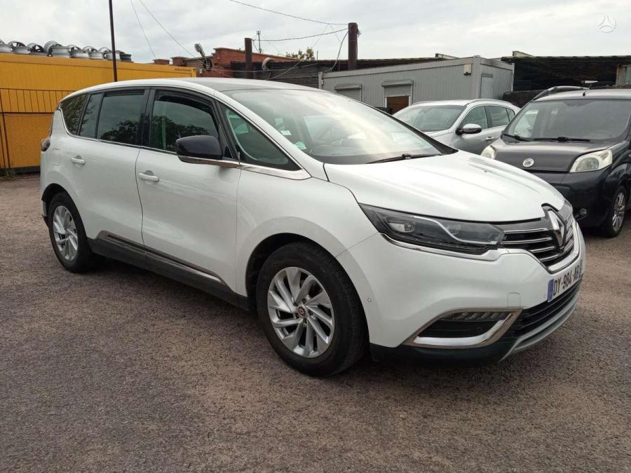 Balts Renault Espace 2015 Panevēža, ar dzinēja tilpumu 1.60 L un nobraukumu 252 tūkst. km par 6600 €, foto 1 vietnē AUTOMOTO.COM.LV
