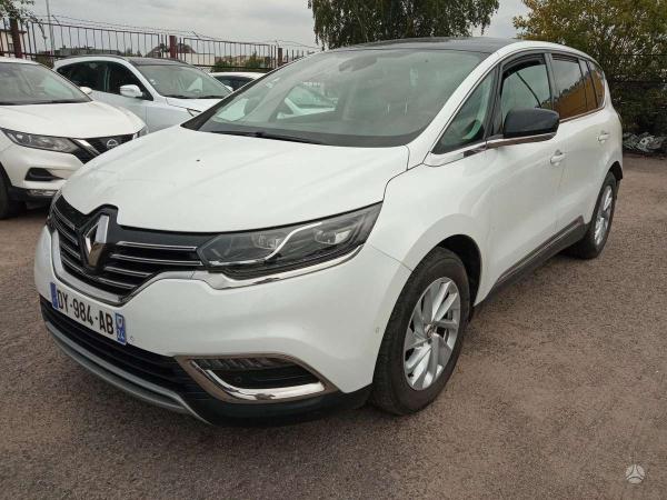 Renault Espace 2015 Panevēža vietnē Balts Renault Espace 2015 Panevēža, ar dzinēja tilpumu 1.60 L un nobraukumu 252 tūkst. km par 6600 €, foto 8 vietnē AUTOMOTO.COM.LV