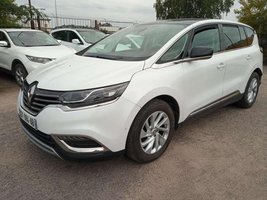 Balts Renault Espace 2015 Panevēža, ar dzinēja tilpumu 1.60 L un nobraukumu 252 tūkst. km par 6600 €, foto 9 vietnē AUTOMOTO.COM.LV