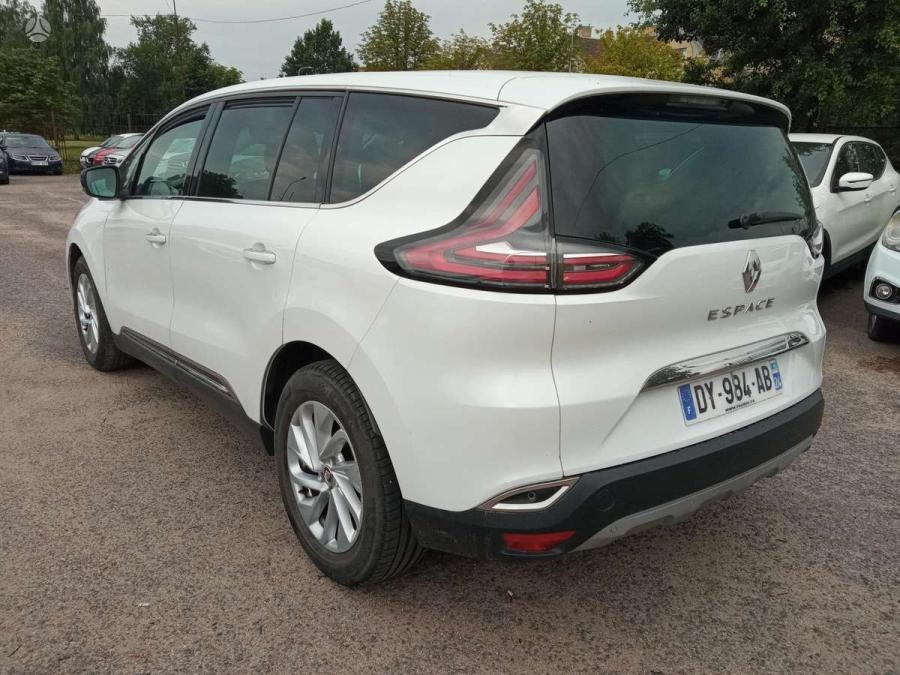 Balts Renault Espace 2015 Panevēža, ar dzinēja tilpumu 1.60 L un nobraukumu 252 tūkst. km par 6600 €, foto 13 vietnē AUTOMOTO.COM.LV