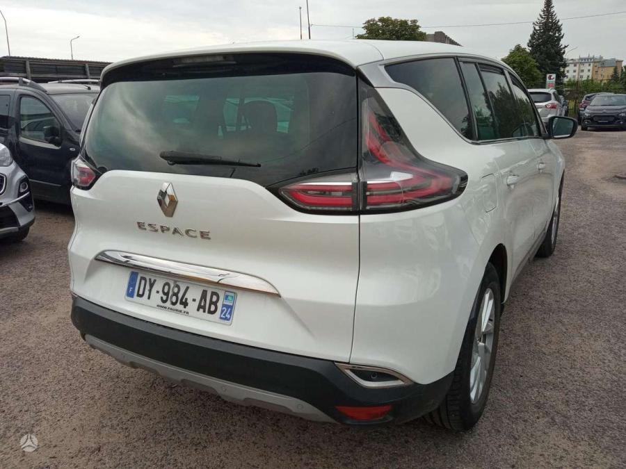 Balts Renault Espace 2015 Panevēža, ar dzinēja tilpumu 1.60 L un nobraukumu 252 tūkst. km par 6600 €, foto 15 vietnē AUTOMOTO.COM.LV