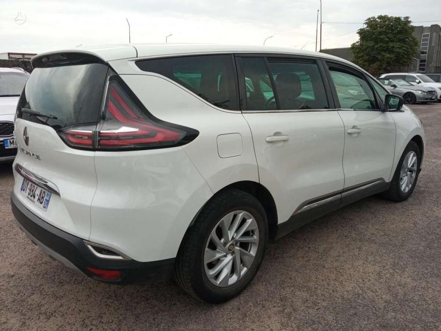 Balts Renault Espace 2015 Panevēža, ar dzinēja tilpumu 1.60 L un nobraukumu 252 tūkst. km par 6600 €, foto 17 vietnē AUTOMOTO.COM.LV
