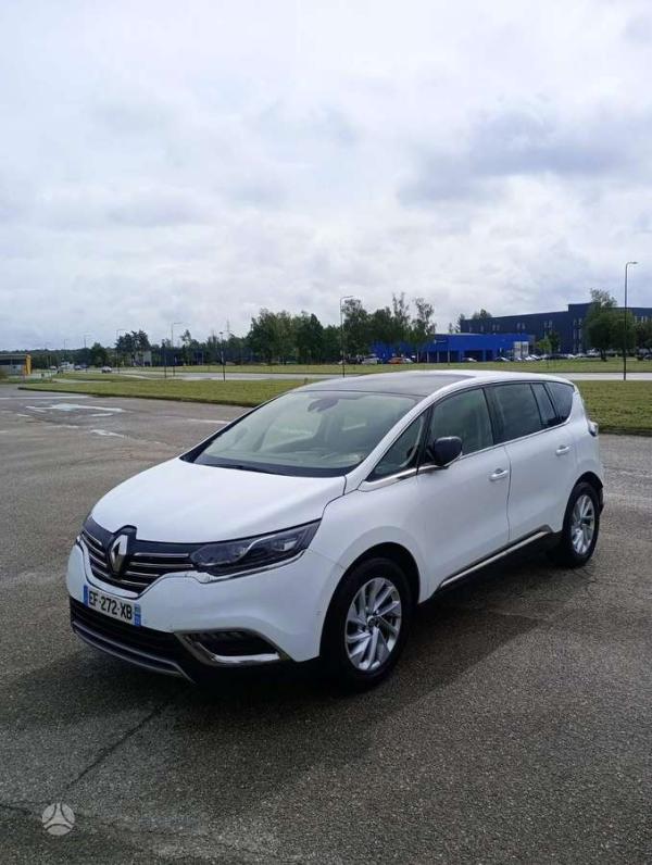 Рено Эспейс 2015 в Каунас на AUTOMOTO.COM.LV Белый Рено Эспейс 2015 в Каунас, объемом двигателя 1.60 л и пробегом 243 тыс. км за 6000 €, фото 1 на AUTOMOTO.COM.LV