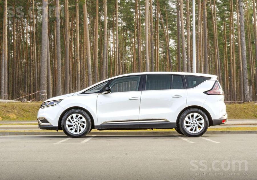 White Renault Espace 2016 in Riga, with an engine capacity of 1.60 L and mileage of 243 thousand km for 8890 €, photo 5 on AUTOMOTO.COM.LV