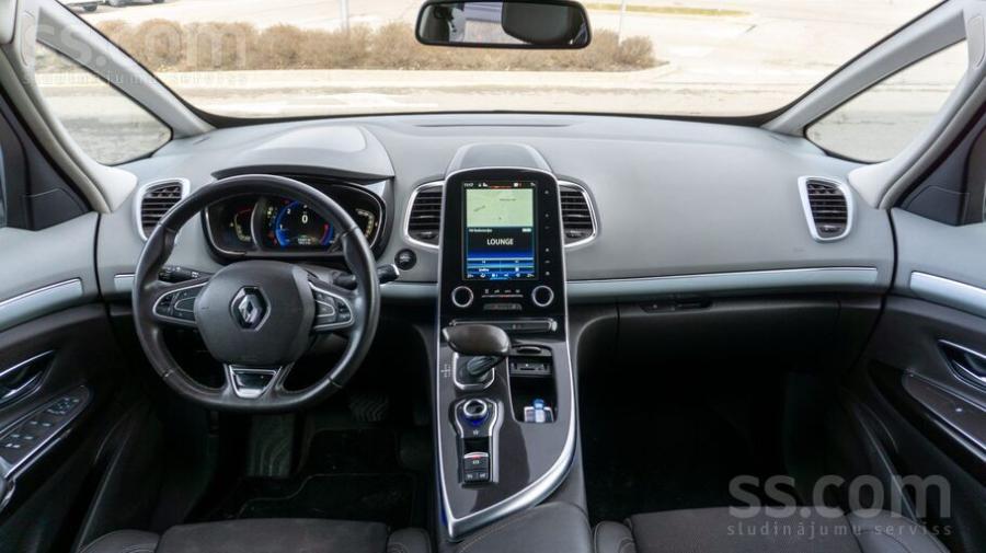 White Renault Espace 2016 in Riga, with an engine capacity of 1.60 L and mileage of 243 thousand km for 8890 €, photo 12 on AUTOMOTO.COM.LV