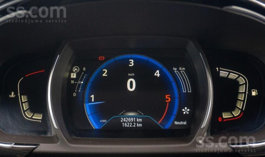 White Renault Espace 2016 in Riga, with an engine capacity of 1.60 L and mileage of 243 thousand km for 8890 €, photo 23 on AUTOMOTO.COM.LV