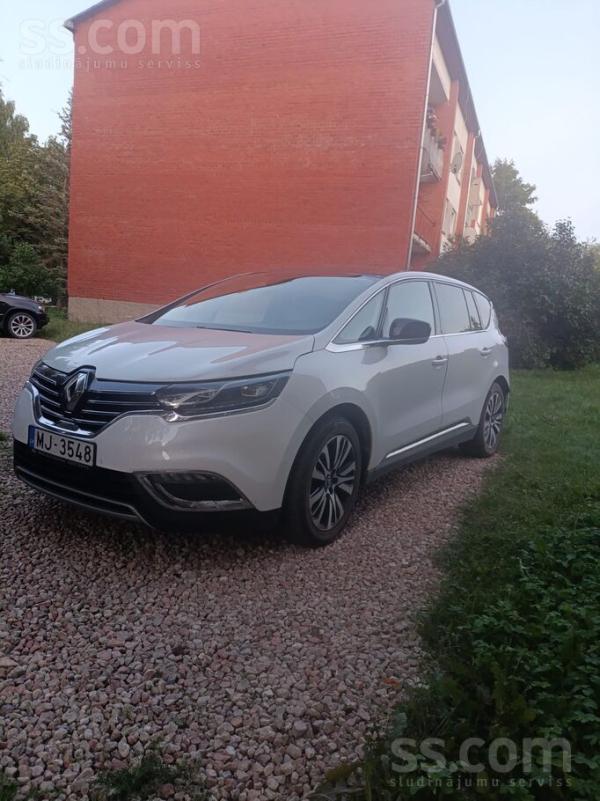 White Renault Espace 2016 in Jelgava, with an engine capacity of 1.60 L and mileage of 203 thousand km for 9500 €, photo 2 on AUTOMOTO.COM.LV