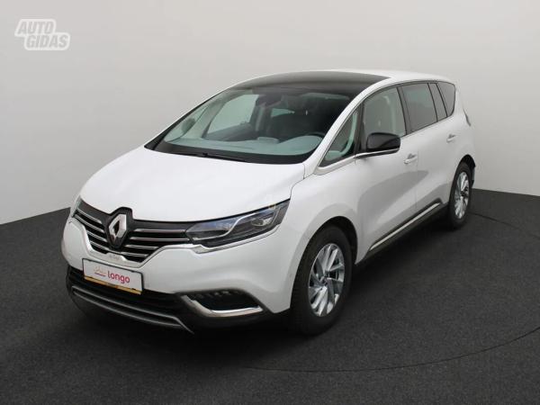 Balts Renault Espace 2017 Viļņa, ar dzinēja tilpumu 1.60 L un nobraukumu 162 tūkst. km par 14299 €, foto 1 vietnē AUTOMOTO.COM.LV