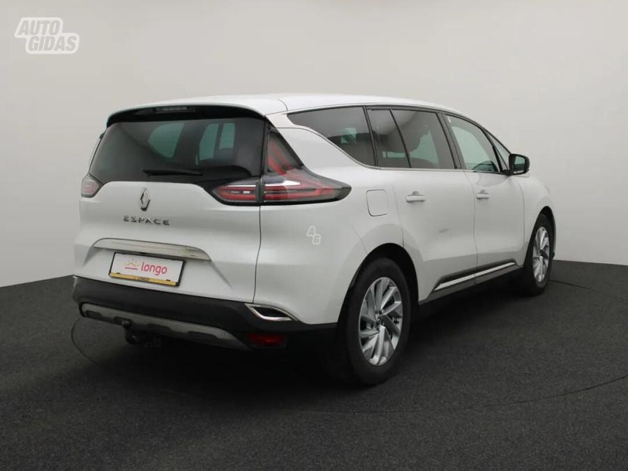 Balts Renault Espace 2017 Viļņa, ar dzinēja tilpumu 1.60 L un nobraukumu 162 tūkst. km par 14299 €, foto 9 vietnē AUTOMOTO.COM.LV