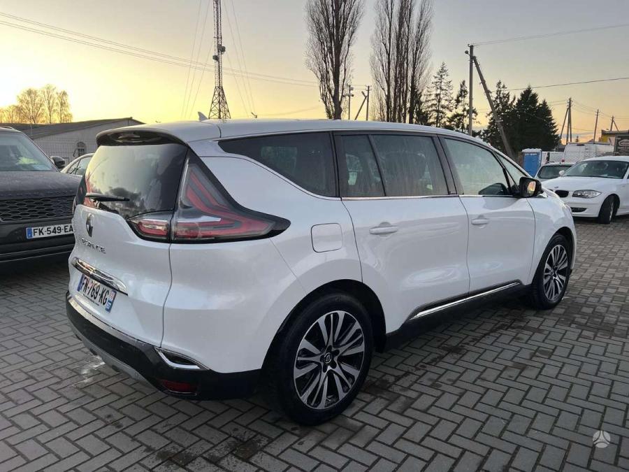 Balts Renault Espace 2020 Tauragė, ar dzinēja tilpumu 2.00 L un nobraukumu 300 tūkst. km par 11400 €, foto 6 vietnē AUTOMOTO.COM.LV