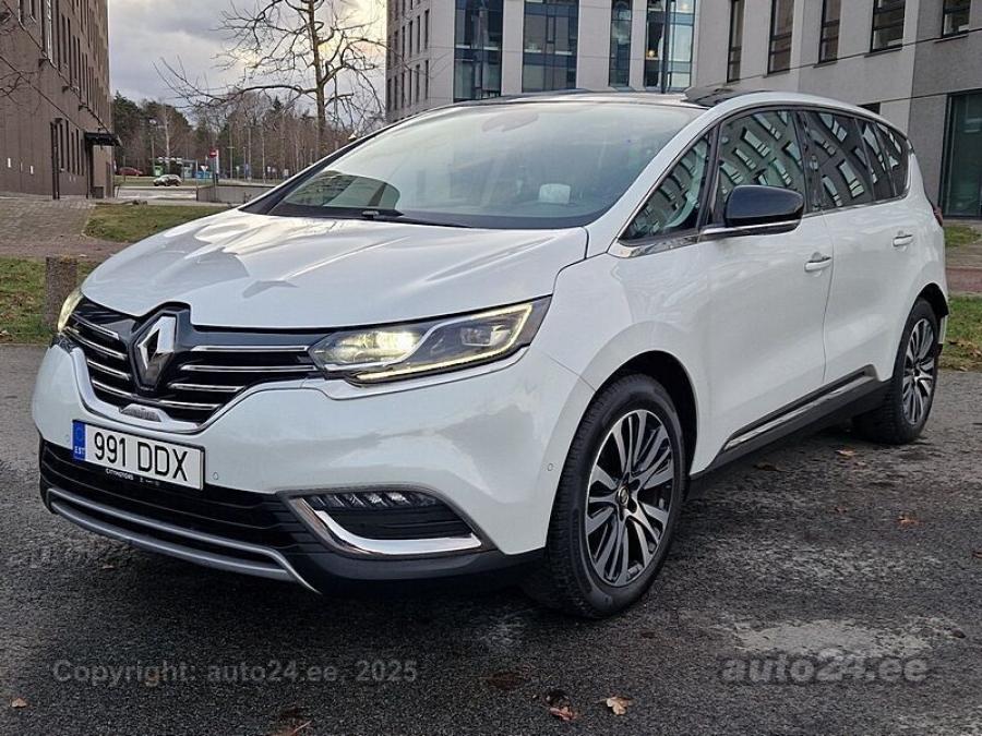 Balts Renault Espace 2016 Tallina, ar dzinēja tilpumu 1.60 L un nobraukumu 128 tūkst. km par 13990 €, foto 1 vietnē AUTOMOTO.COM.LV