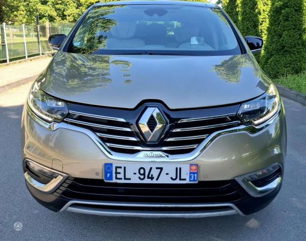Dzeltens Renault Espace 2017 Tauragė, ar dzinēja tilpumu 1.60 L un nobraukumu 240 tūkst. km par 8100 €, foto 4 vietnē AUTOMOTO.COM.LV