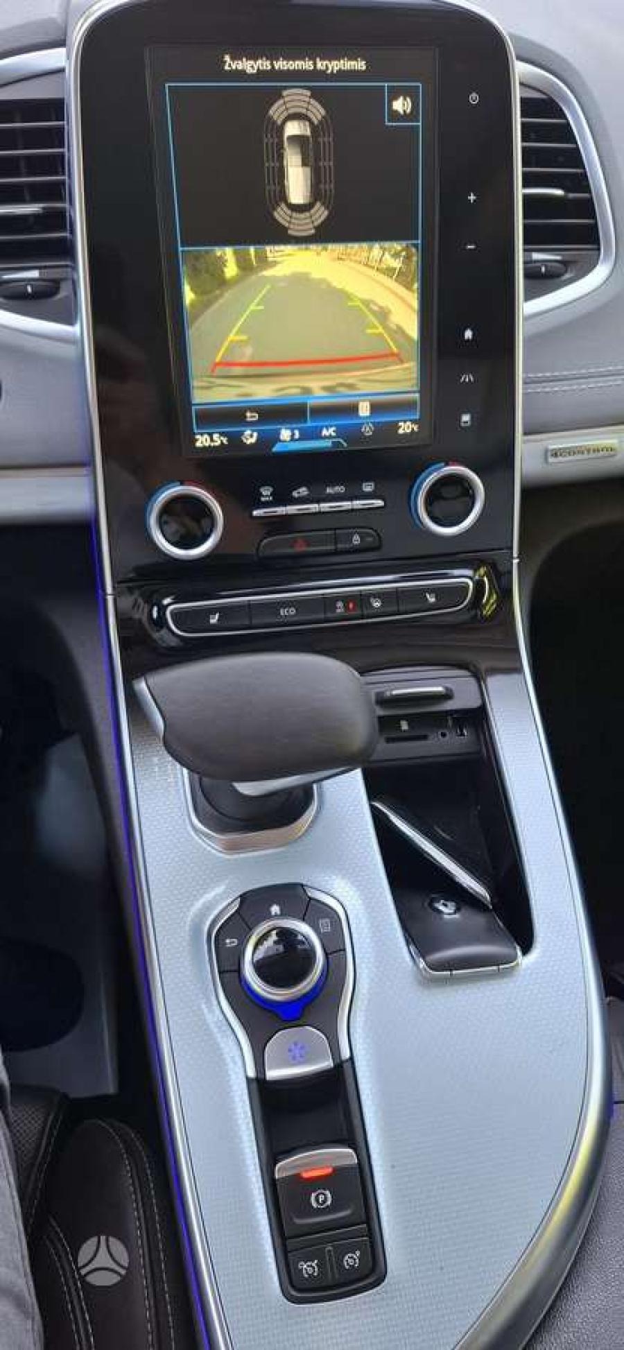 Yellow Renault Espace 2017 in Taurage, with an engine capacity of 1.60 L and mileage of 240 thousand km for 8100 €, photo 12 on AUTOMOTO.COM.LV