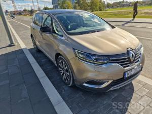 Yellow Renault Espace 2017 in Riga, with an engine capacity of 1.60 L and mileage of 297 thousand km for 10500 €, photo  on AUTOMOTO.COM.LV